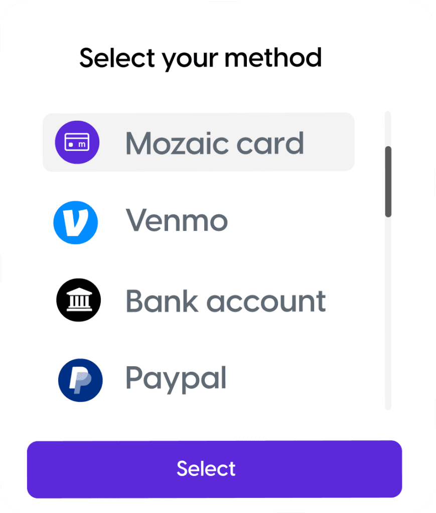 Send and Receive Payments, Seamlessly | Mozaic for Creators